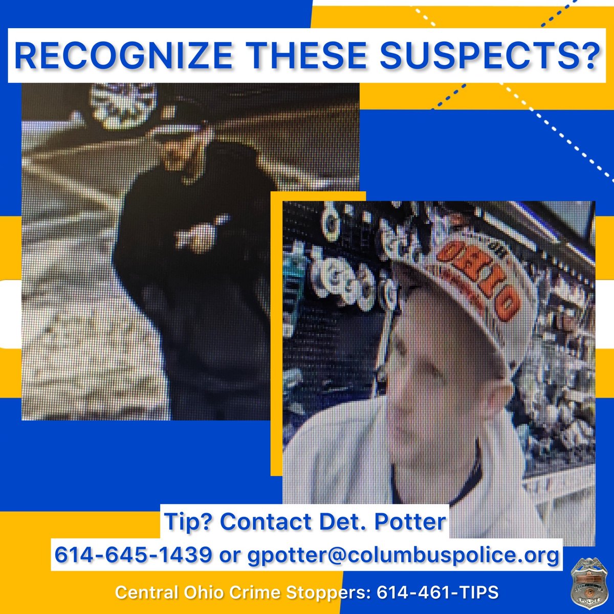 Columbus Ohio Police On Twitter Can You Help Detectives I D These