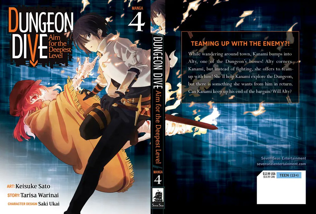 Seven Seas Entertainment on Twitter: "DUNGEON DIVE: AIM FOR THE DEEPEST LEVEL (MANGA) Vol. 4 ...