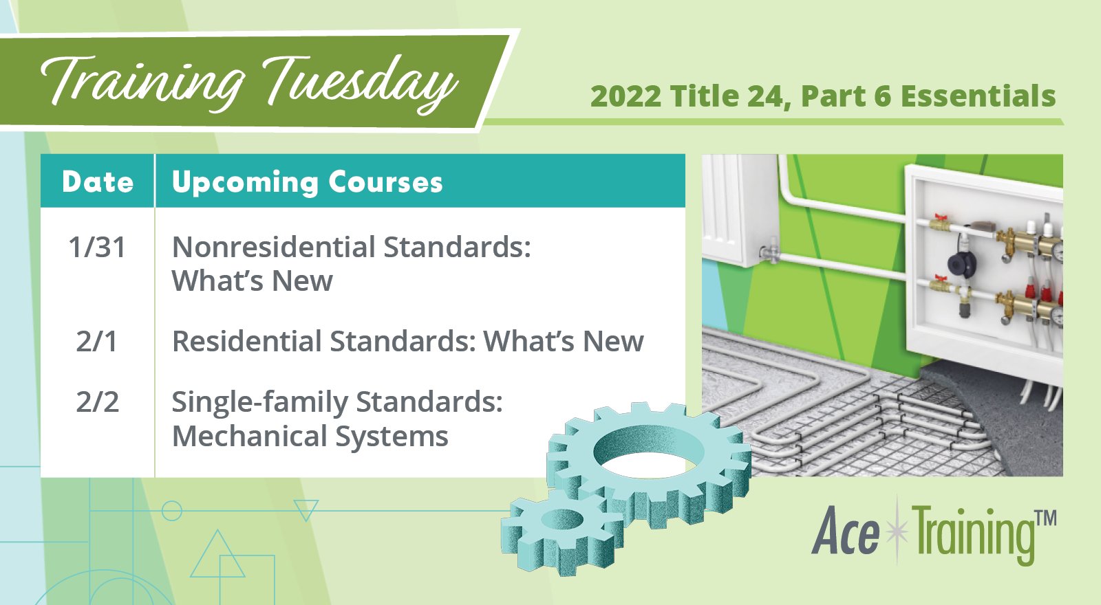 Energy Code Ace on Twitter: "Are you ready for another Training Tuesday? Join us next week to ...