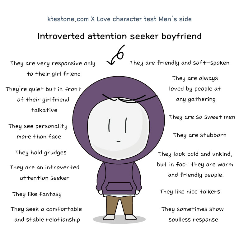 「Both male and female introvert attention」|prince at hellの漫画