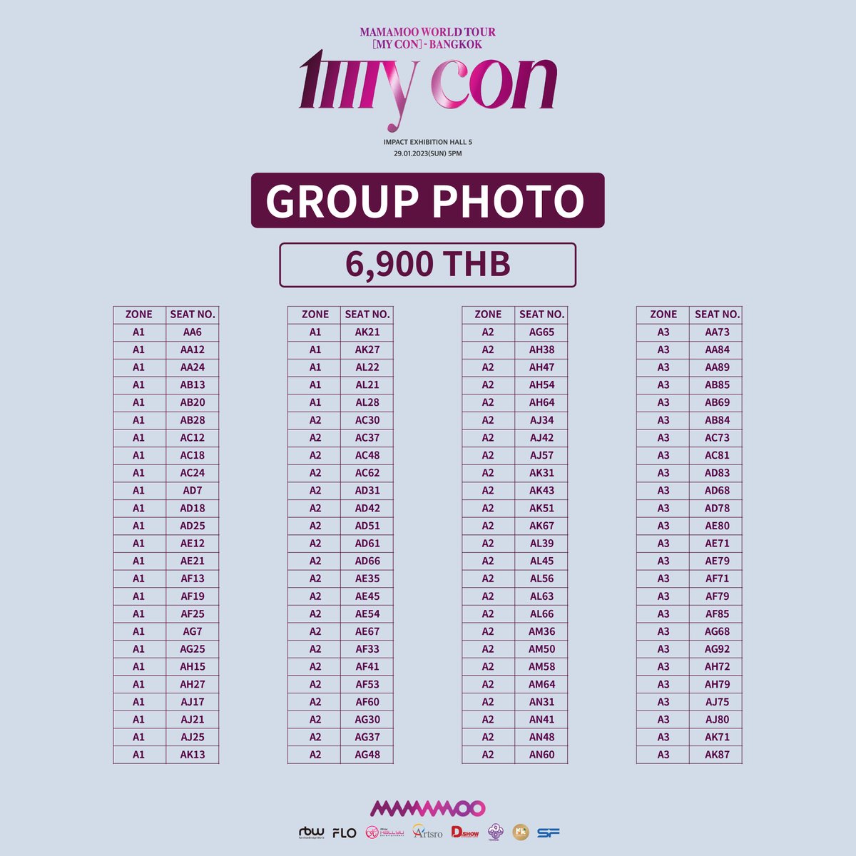 DSHOW Thailand on Twitter: "📣ประกาศรายละเอียดและเลขที่นั่งผู้โชคดีที่ได้รับสิทธิพิเศษ Winners ...