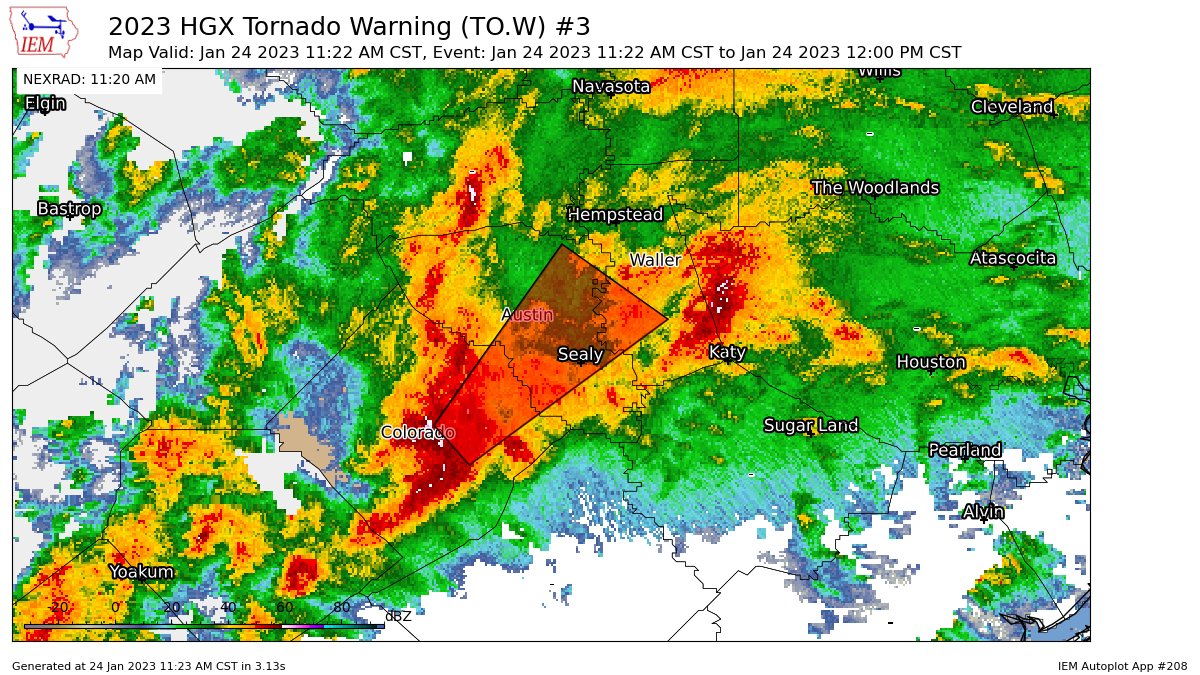 Tornado Warning Radar