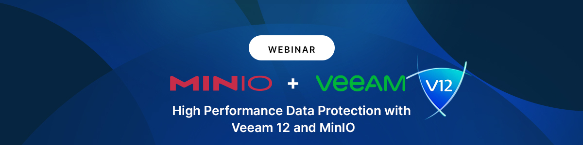 Minio On Twitter Minio And Veeam Are Teaming Up To Do A Webinar On