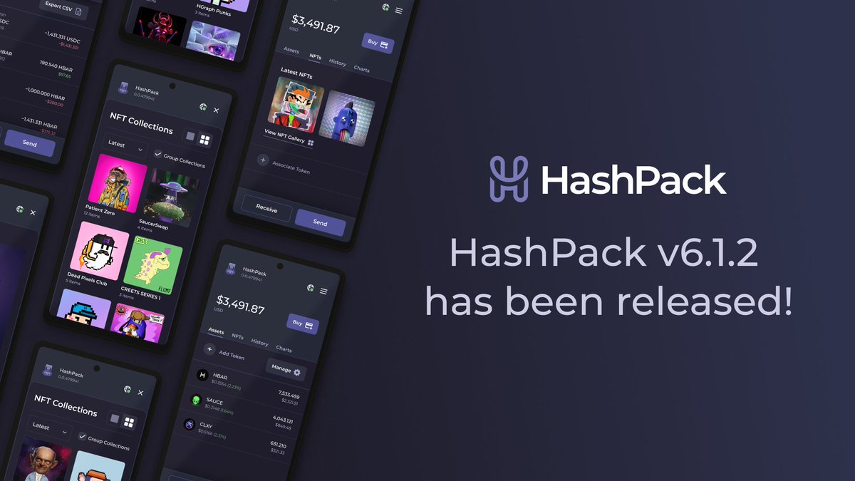 Hashpack Wallet On Twitter Hashpack V6 1 2 Has Been Released ёяыа A