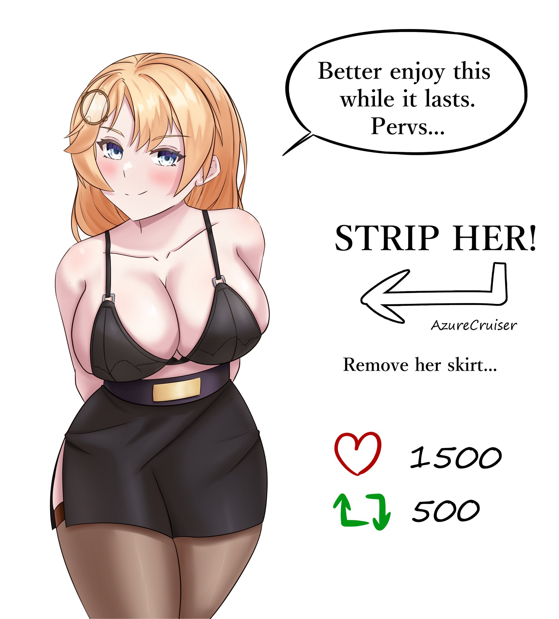 AzureCruiser | Commissions Open! on Twitter: "Part 2 of the Ame strip game! https://t.co ...