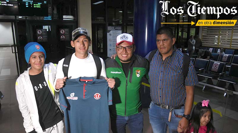 LTahora El jugador Víctor Abrego llegó a la ciudad de Cochabambapara ...