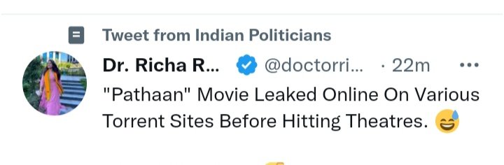 Syed Miraj Rahman on Twitter: "@ThePuccaCritic Even she was searching online to watch Pathan ...