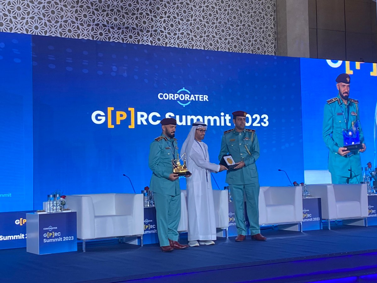 Corporater on Twitter: "G[P]RC Summit, Dubai is fortunate to be a platform to host the Honoring ...