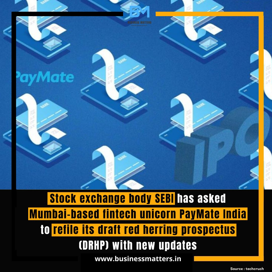 Business Matters Magazine on Twitter: "#Stock #exchange #body #SEBI #Mumbai #based #fintech # ...