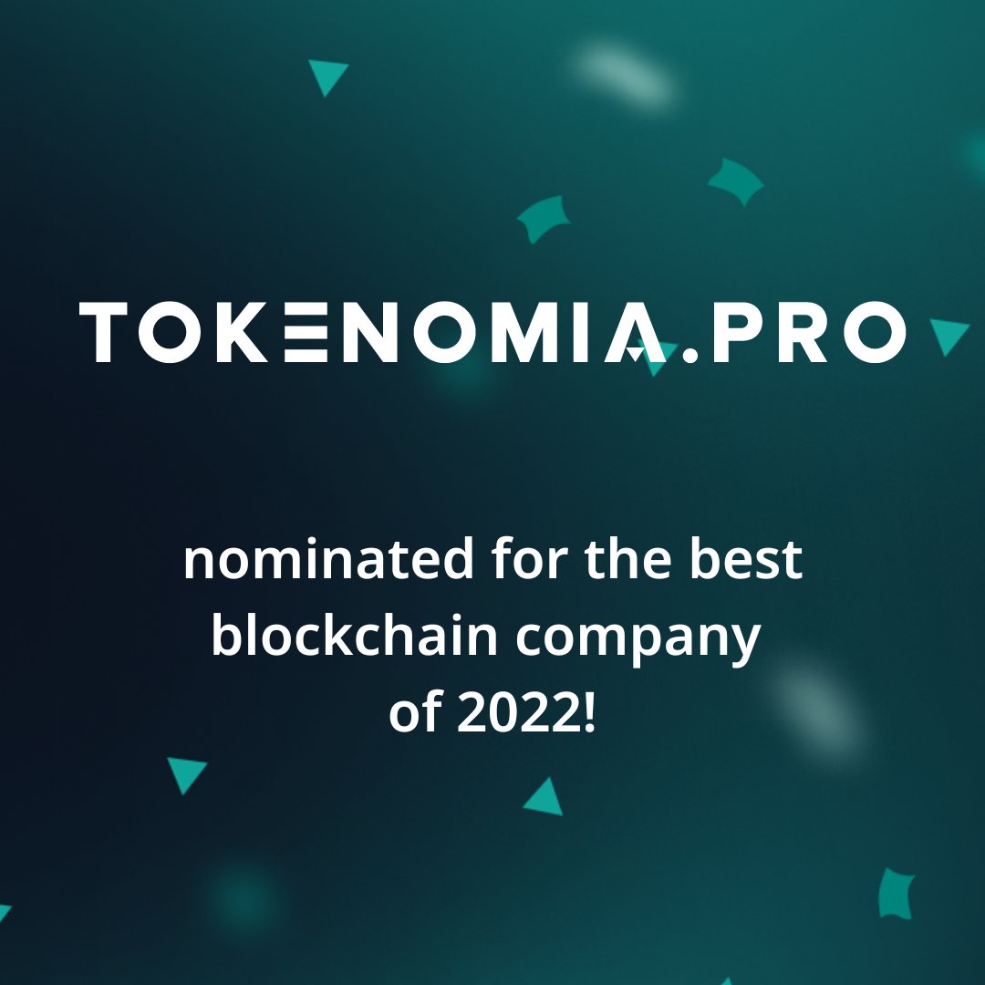 Tokenomia.pro on Twitter: "Wish us good luck, 'cuz we're thrilled to have been #nominated for ...