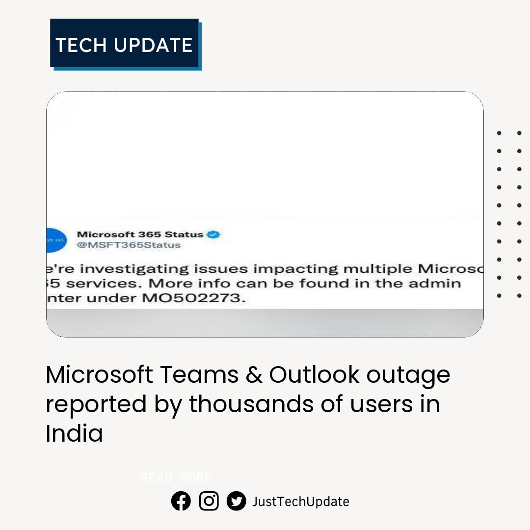 JustTechUpdate on Twitter: "Microsoft Corporation's Teams and Outlook ...