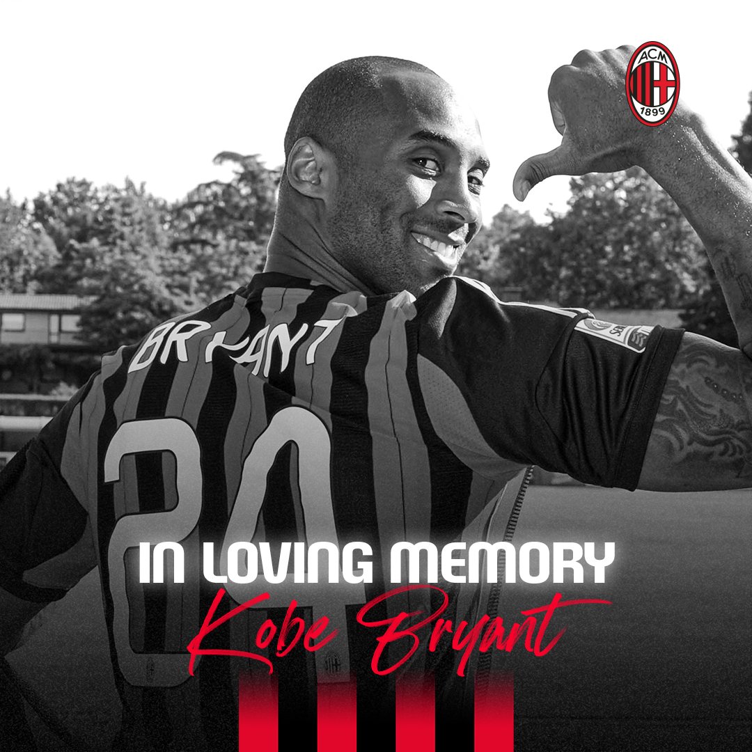AC Milan on Twitter: "A genuine basketball giant with a Rossonero heart ️🖤 Remembering Kobe ...