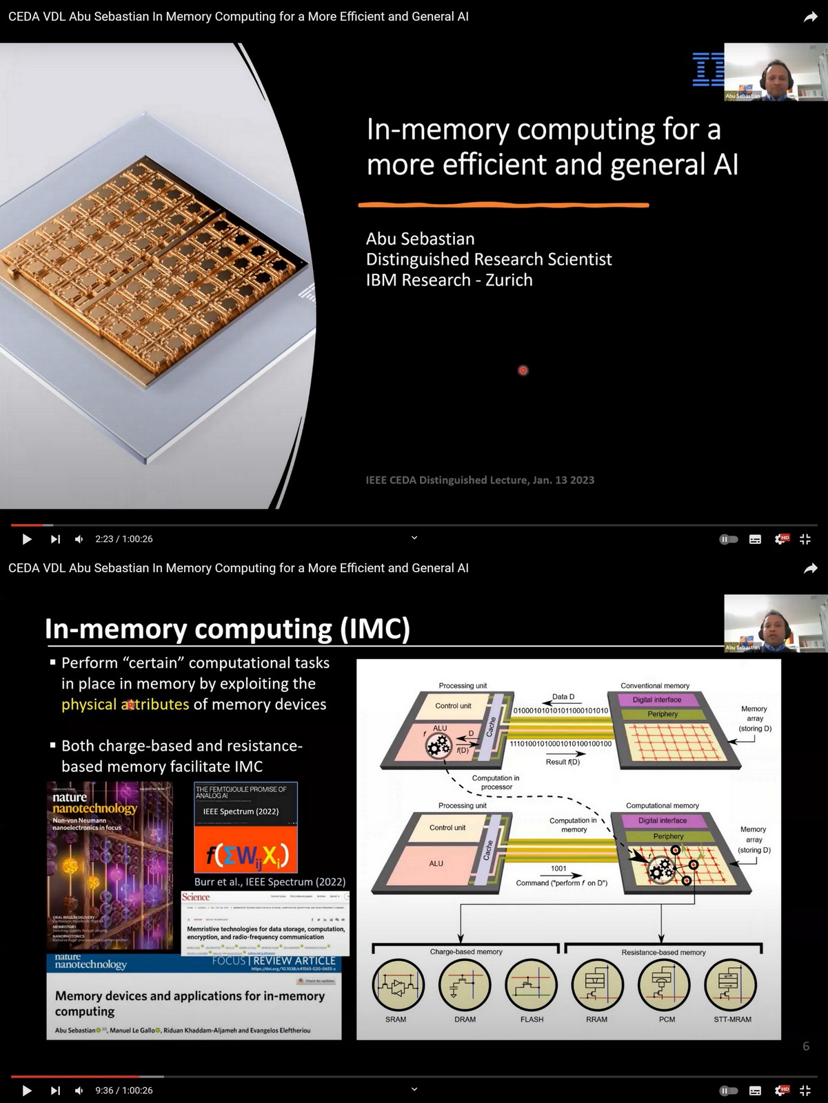 OGAWA, Tadashi on Twitter: "=> "In-Memory Computing for a More Efficient and General AI", Abu ...
