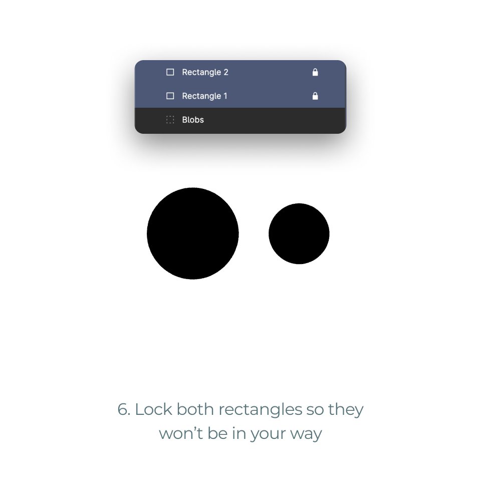 How to create these gooey blobs in @figma ? Two ways: 1. Grab my ready ...