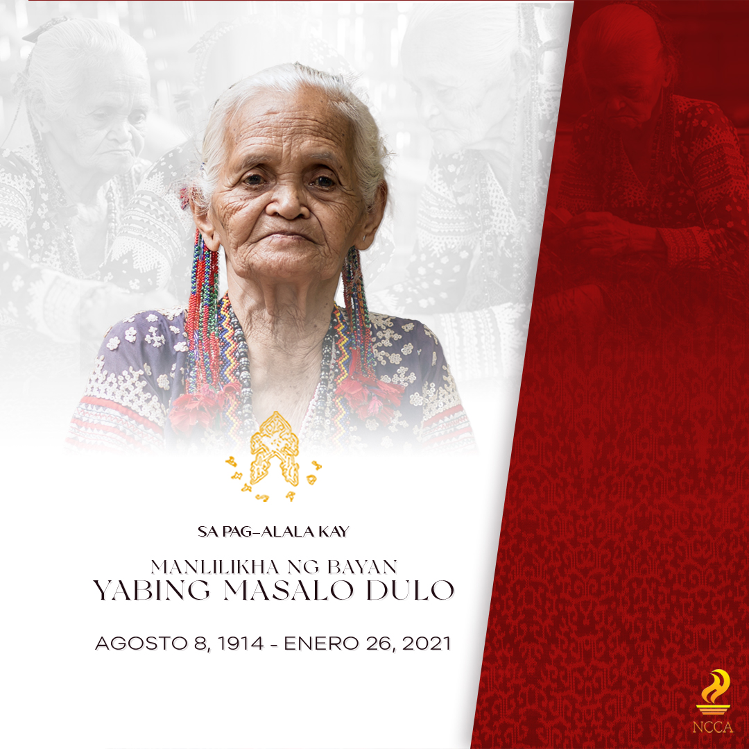 NCCA PH on Twitter: "Paggunita at pagpupugay sa buhay at mga likha ni Manlilikha ng Bayan Yabing ...