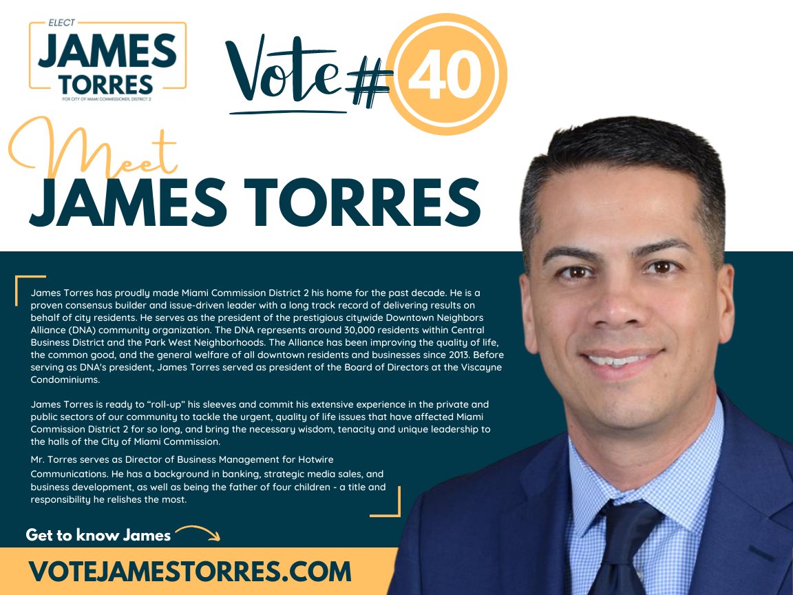 James Torres (@VoteJamesTorres) / Twitter James Torres (@VoteJamesTorres) / Twitter