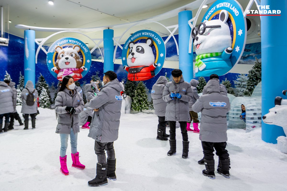 THE STANDARD on Twitter: "สัมผัสเมืองหิมะแห่งเดียวในภาคเหนือ Snow Buddy ...