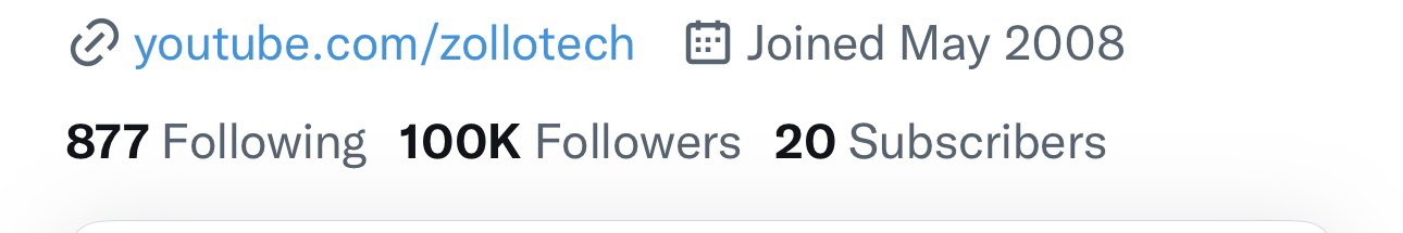 Aaron Zollo on Twitter: "Finally hit 100k followers on Twitter. Thank you!! https://t.co ...