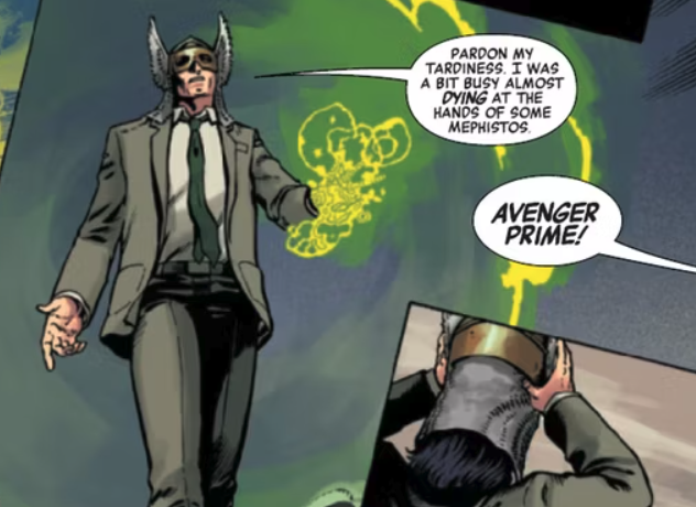 Thinking Critical on Twitter: "#Marvel payoff the"Who is Avenger Prime?" mystery this week. He ...