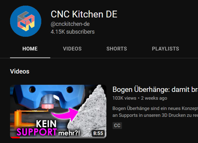 Stefan - CNC Kitchen on Twitter: "A proof that even small channels can get a ton of views on ...
