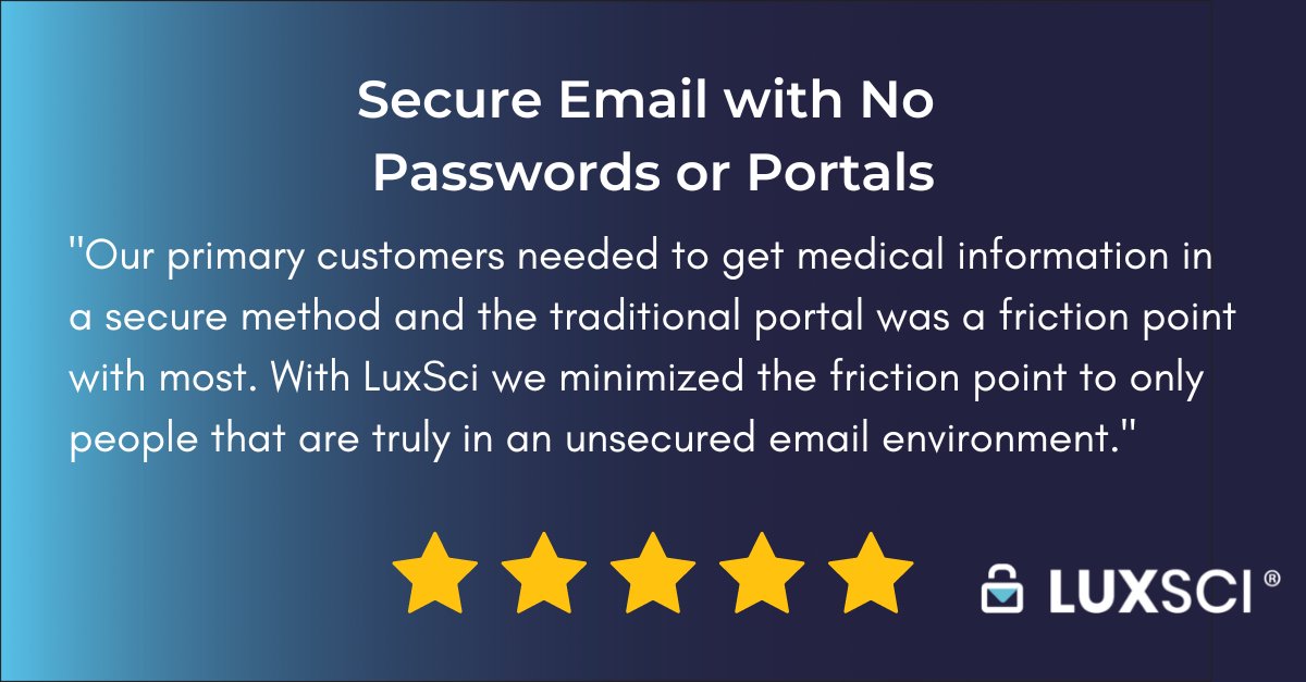 Lux Scientiae, Inc. on Twitter: "With LuxSci's forced TLS encryption, emails are always sent ...