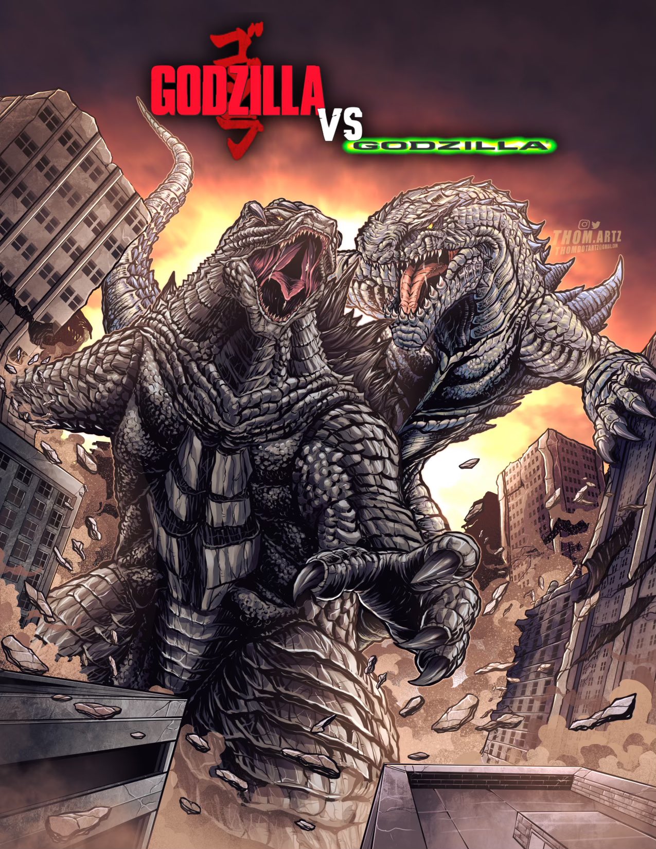 American Godzilla Vs Godzilla