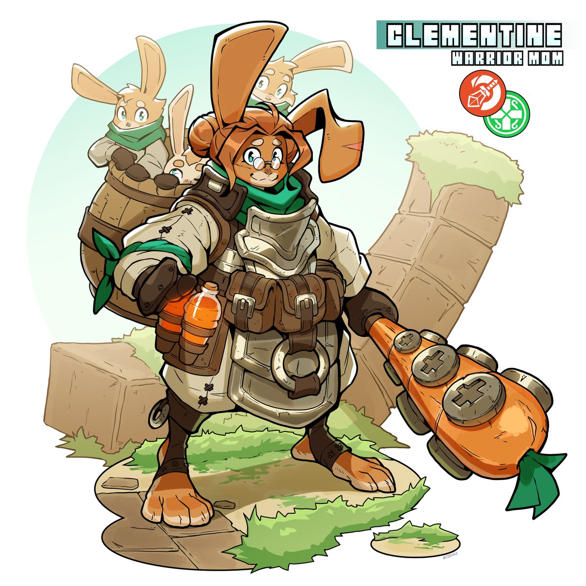 Its year of the rabbit, so here's bunny」|CeeHaz 👹 COMMISSIONS CLOSEDのイラスト