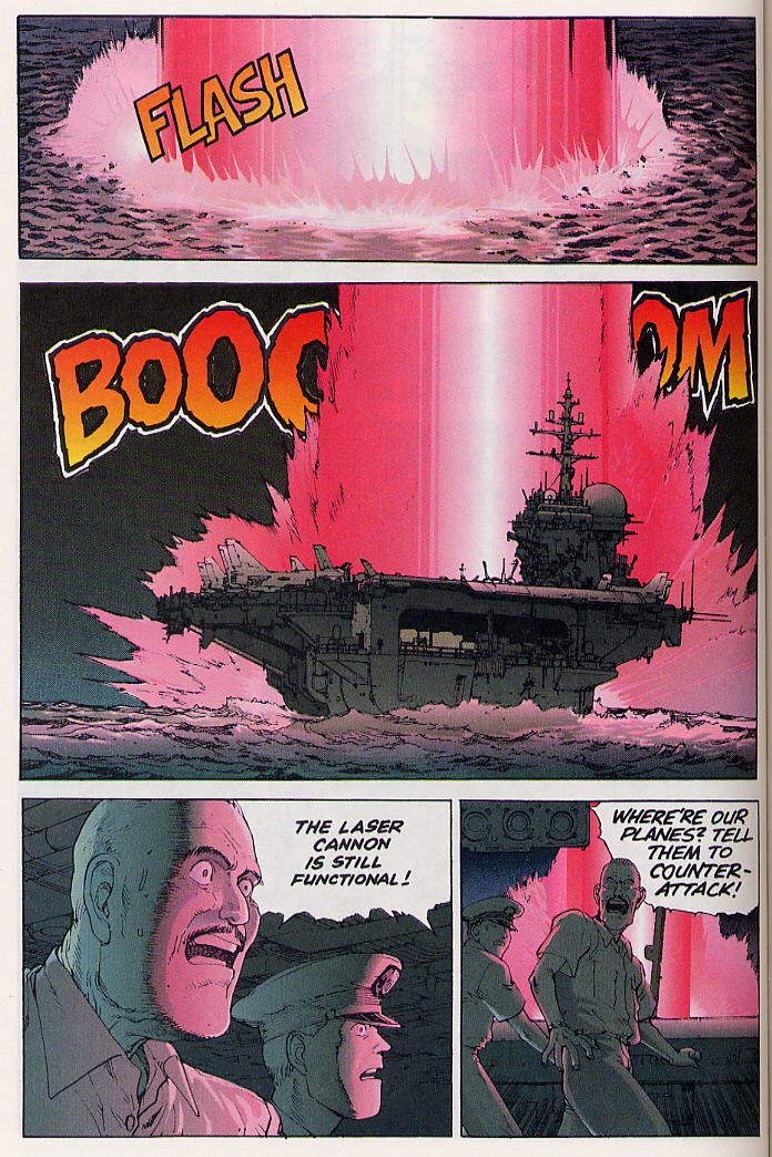 BIG Baby on Twitter: "Akira manga goes to hard. Tetsuo surfed a fucking Death Satellite into an ...