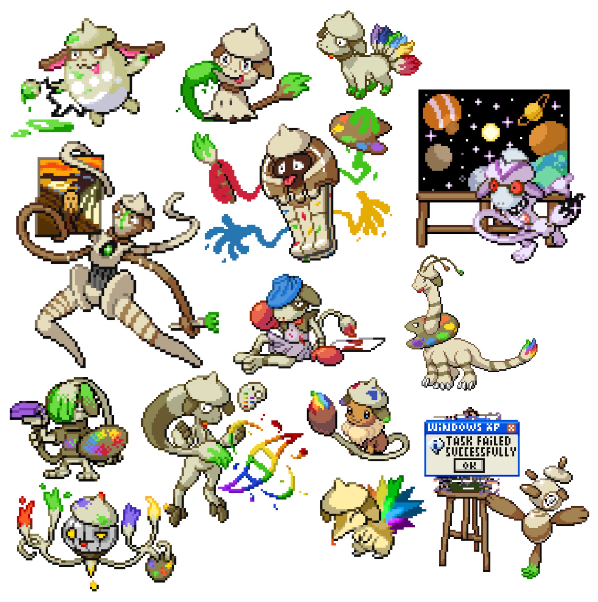 Smeargle Evolution Chart