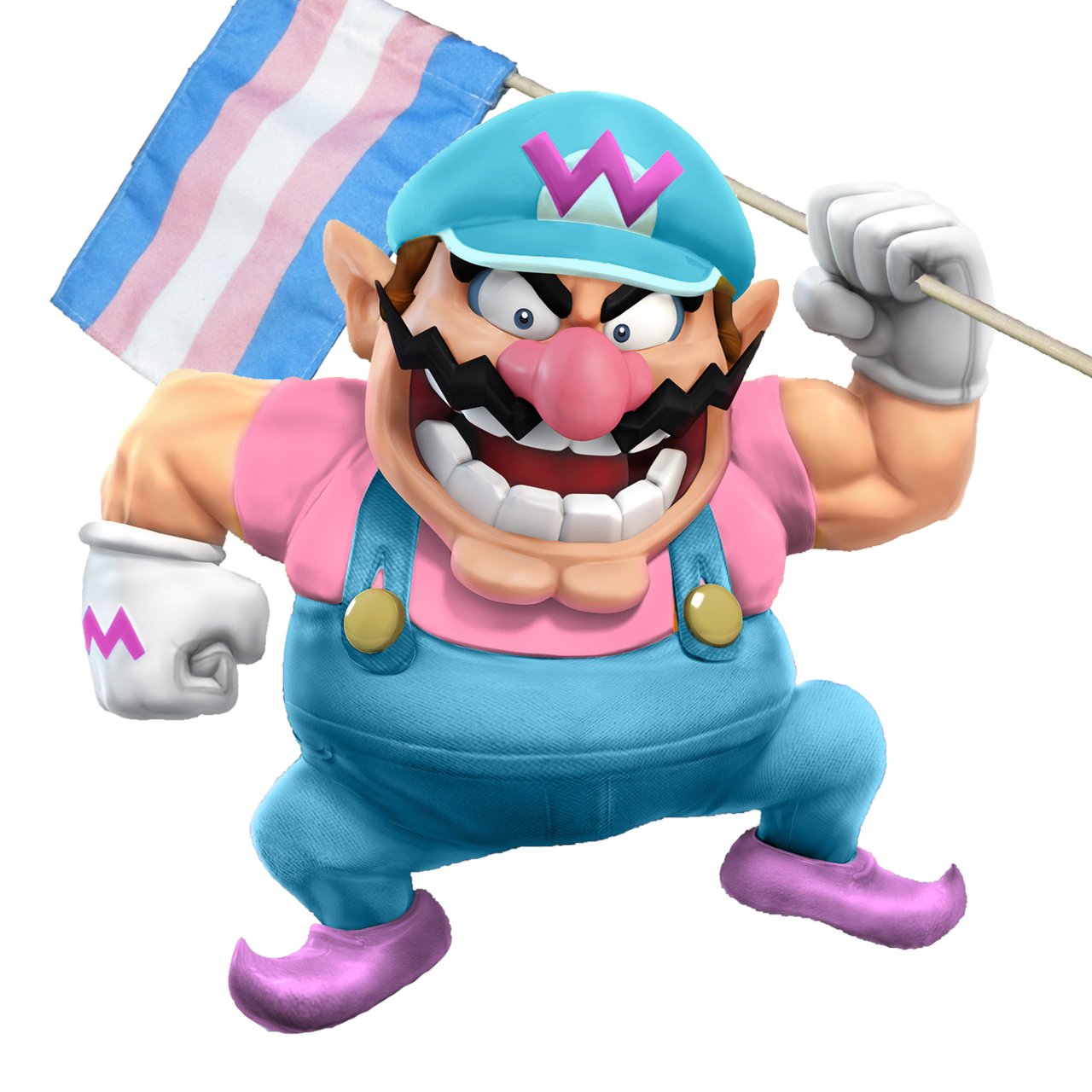 Wario Without Mustache