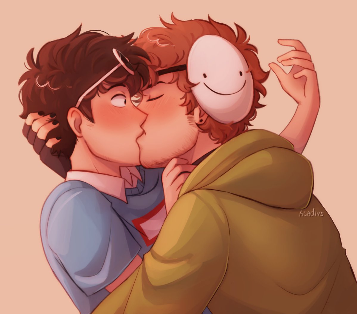 divs! 🎀 on Twitter: "redraw of the infamous DNF kiss art I made 2 years ago :] it's been a long ...