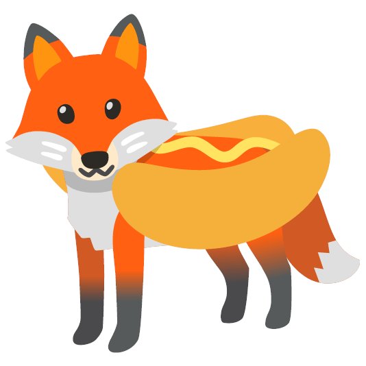 Gingerbread Man Fox Clip Art