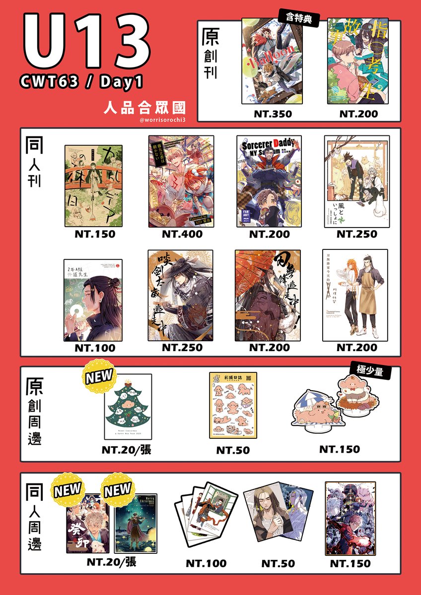 「#CWT63 台北場宣傳車這次只參第一天在地下室U13有追加一些新品賀卡,其他跟」|MDモンキー🙈のイラスト