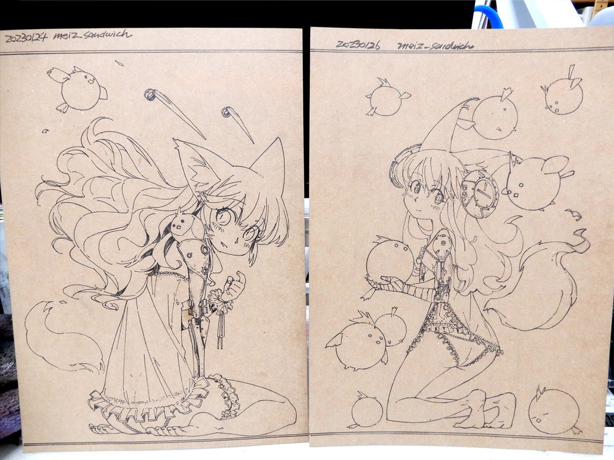 「二枚組 」|meiz：BOOTHで原画・素材等販売の漫画