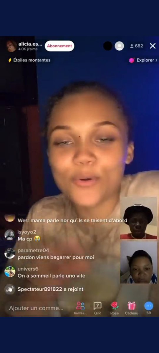 Prise de tête 🗨️ on Twitter: "Après la bagarre elle fait un direct pour les fans..."