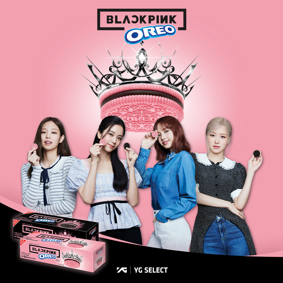 YG SELECT on Twitter: "#블랙핑크 X #오레오 화제의 콜라보 상품 드디어 한국에 상륙 YGSELECT만의 특별한 혜택과 함께 만나보세요! The hot ...