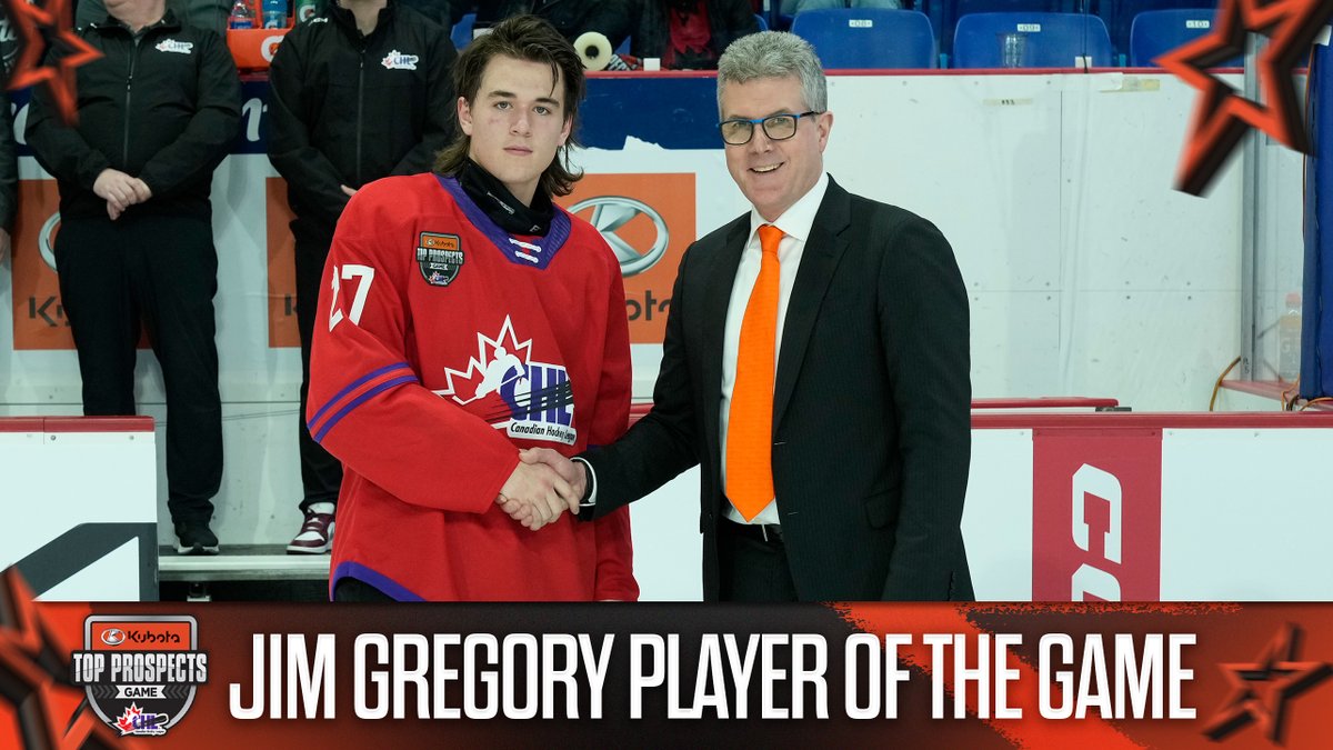 The WHL on Twitter: "RT @CHLHockey: Riley Heidt is Team 🔴's Jim Gregory Player of the Game! 👏🏻 # ...