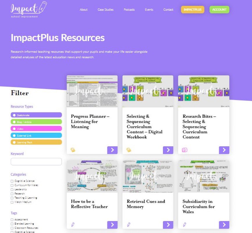 Impact on Twitter: "Resources now on ImpactPlus: 📁Selecting & Sequencing Curriculum Content 📽️5 ...