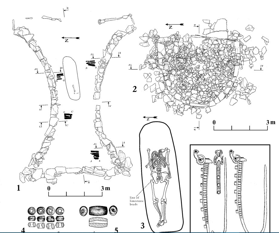 A f3-statistic network for selected Eurasians with an emphasis on the ...