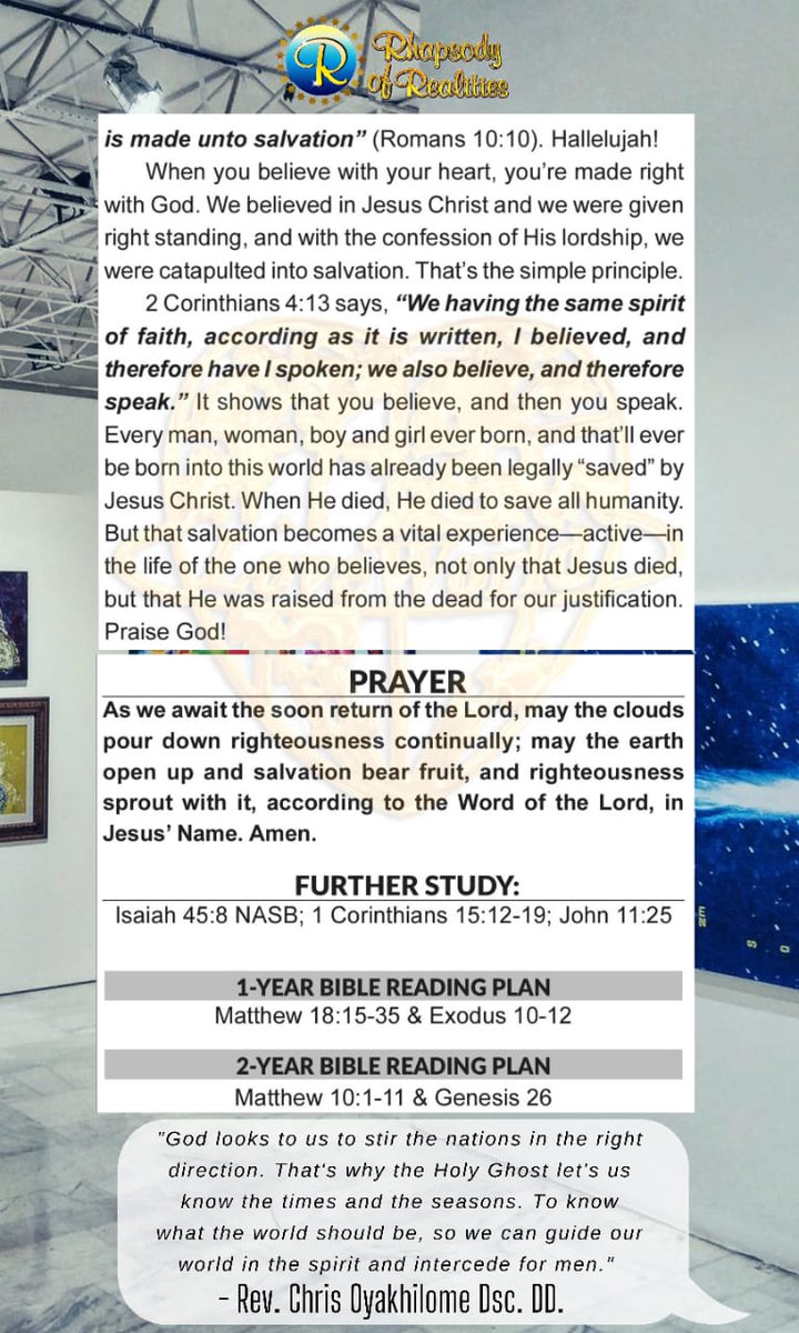 Rhapsody of Realities Daily Devotional on Twitter: "#ROR 𝐓𝐨𝐝𝐚𝐲! 🤗 http://app.rhapsodyofrealities ...