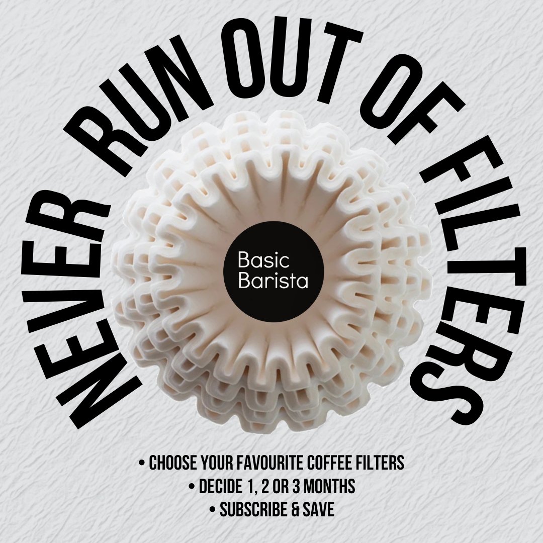 Basic Barista on Twitter: "Subscribe and save on our rage of filters 💸 Up to 15% off! Never run ...