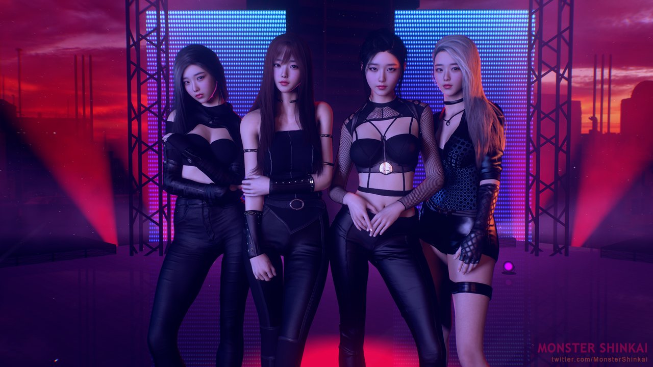 MonsterShinkai on Twitter: "A group shot from the next video. #virtamate #vam #3D #3DCG https ...