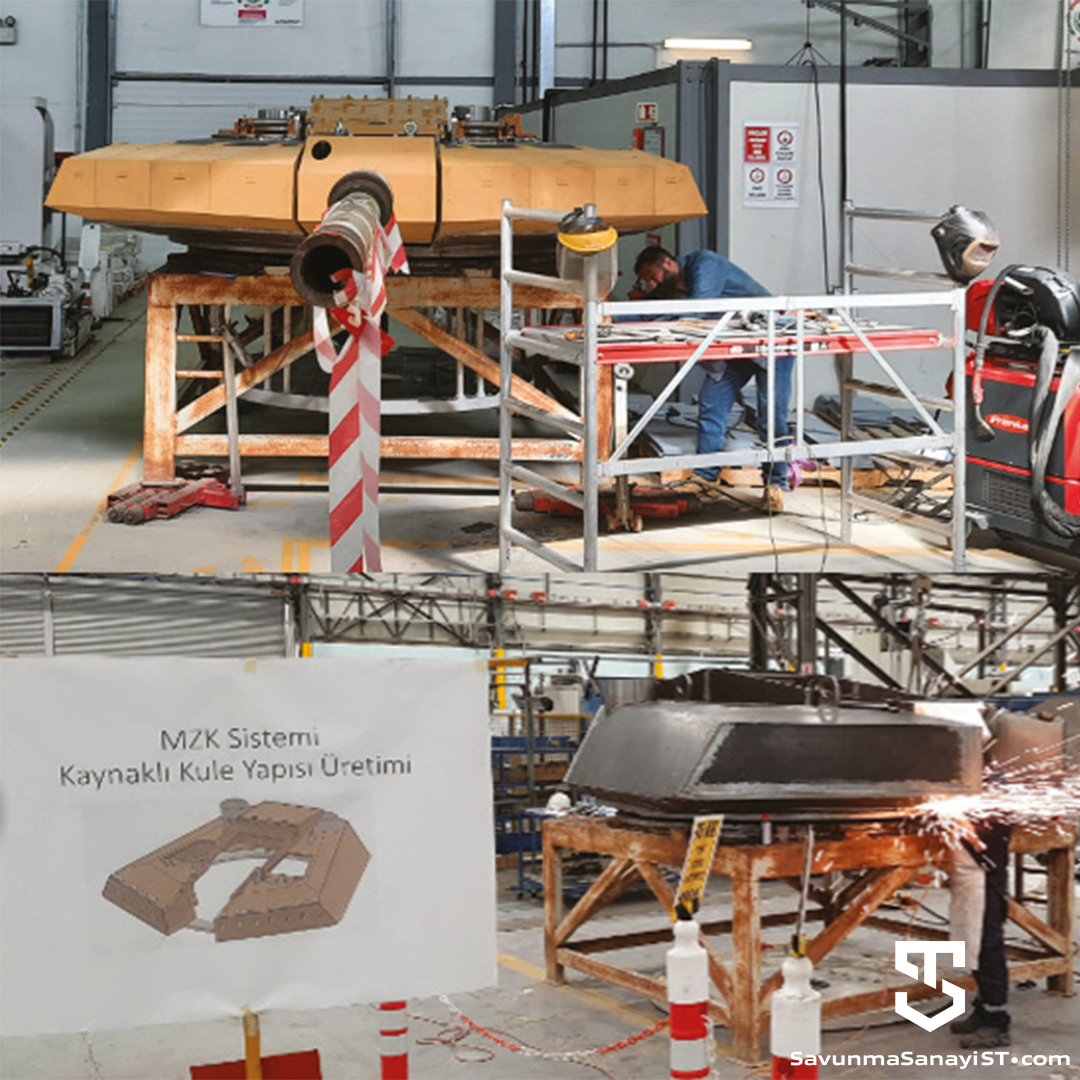 SavunmaSanayiST.com on Twitter: "MZK Sistemi Kaynaklı Kule Yapısı:"