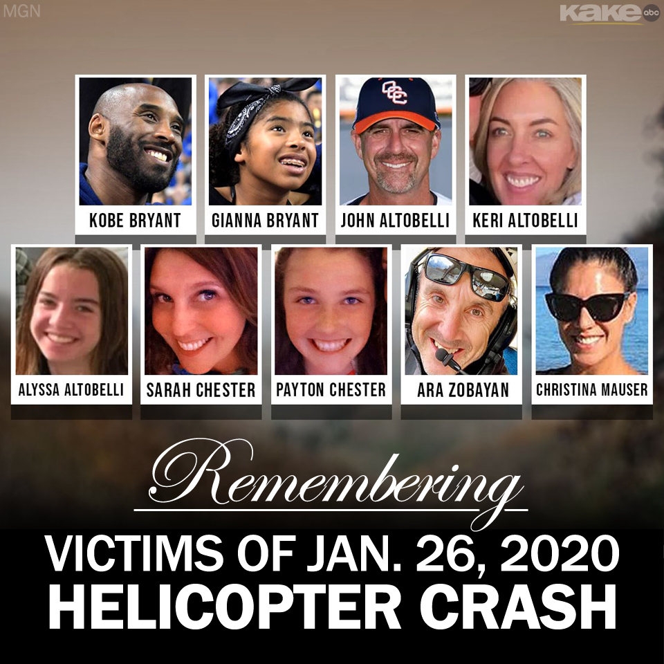 Today marks three years since the helicopter crash that took the lives of Kobe Bryant, Gianna ...