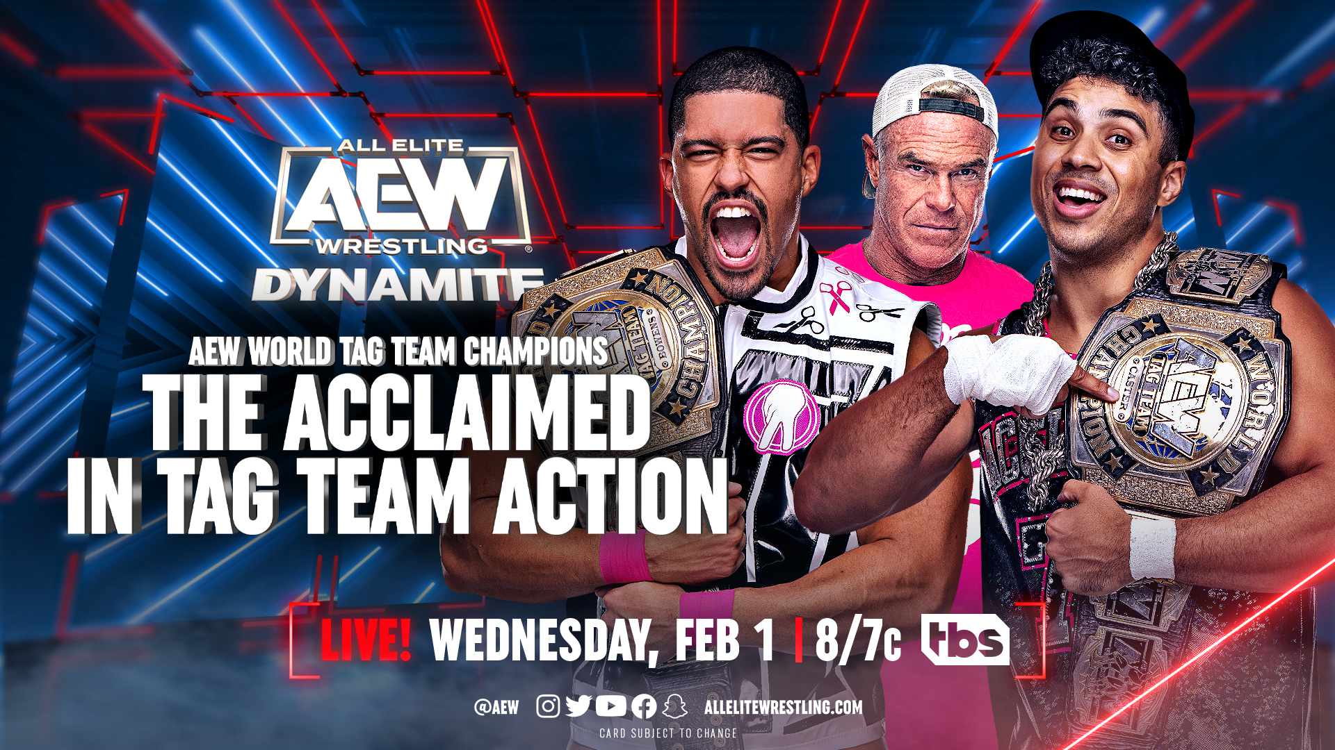 All Elite Wrestling on Twitter: "#AEW World Tag Team Champions #TheAcclaimed will be in action ...