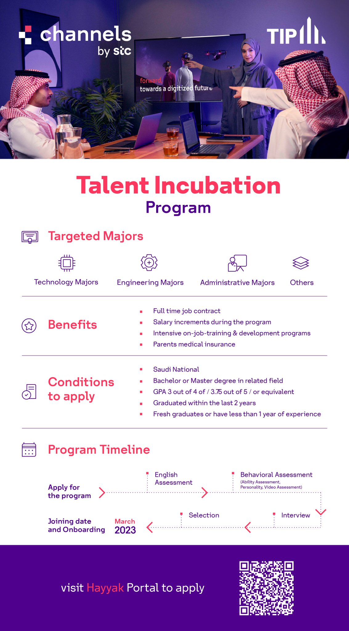 channels on Twitter: "بناء القادة يبدأ هنا .. تعلن channels by stc عن فتح باب التقديم لبرنامج ...