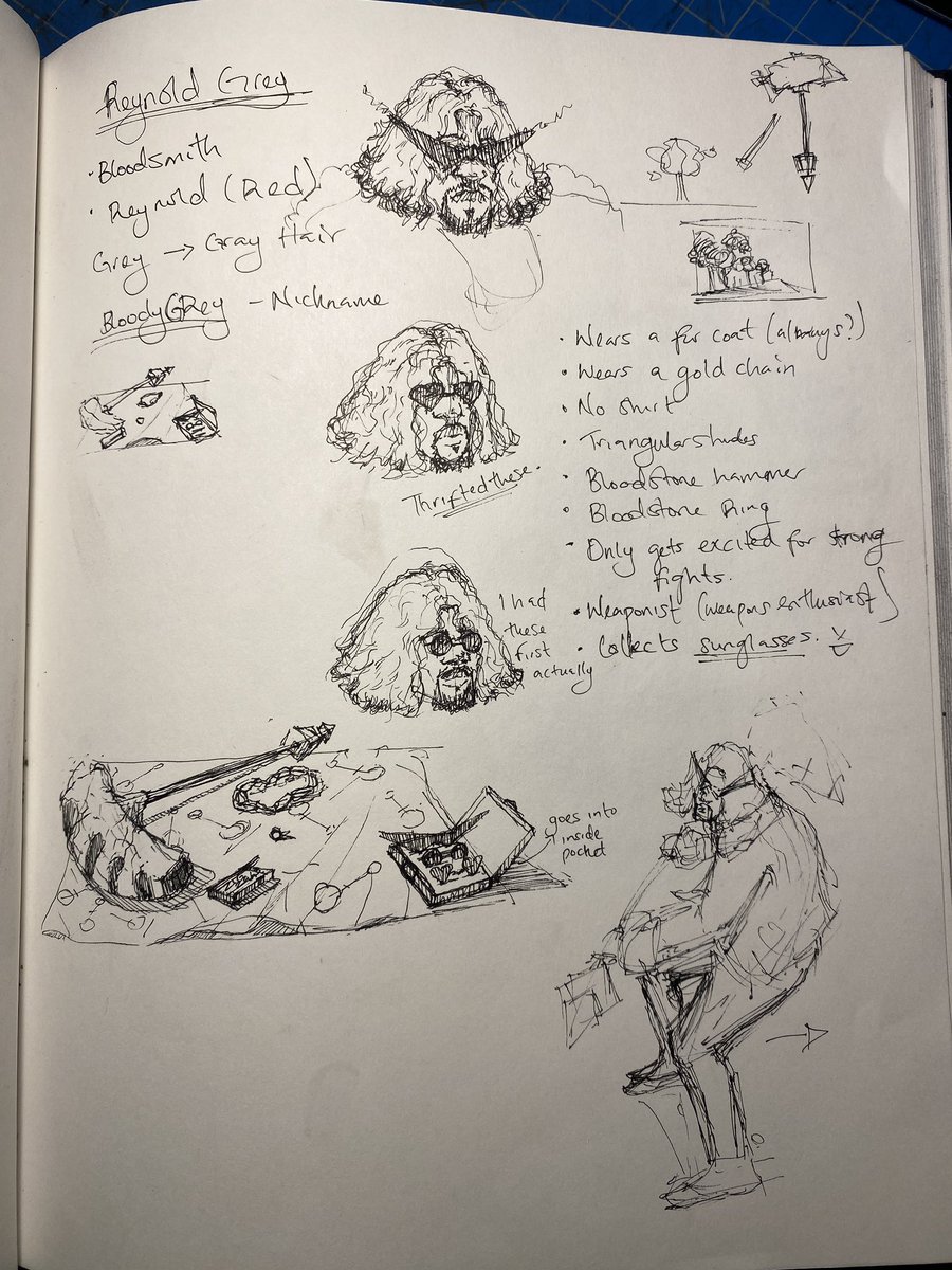 「Grey character sheet 」ShoNobi ART👨🏾‍🎨🎨🇳🇬の漫画