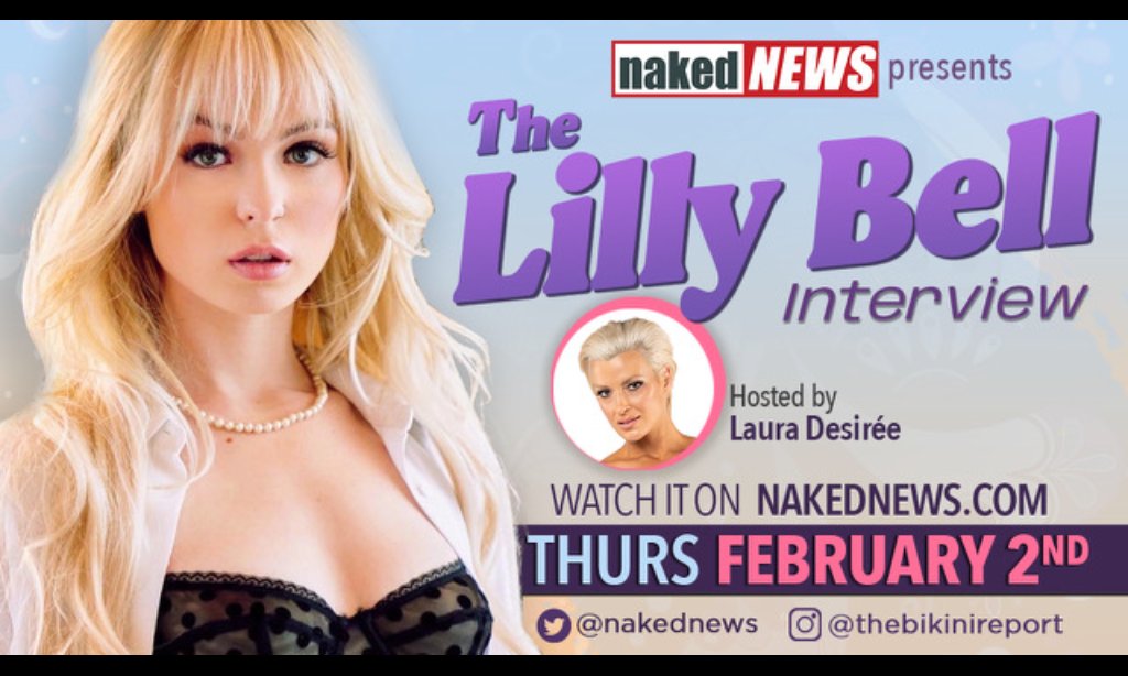 AVN Media Network on Twitter: "Lilly Bell Makes Naked News Debut Today http://ow.ly/fbXO50MItsu ...
