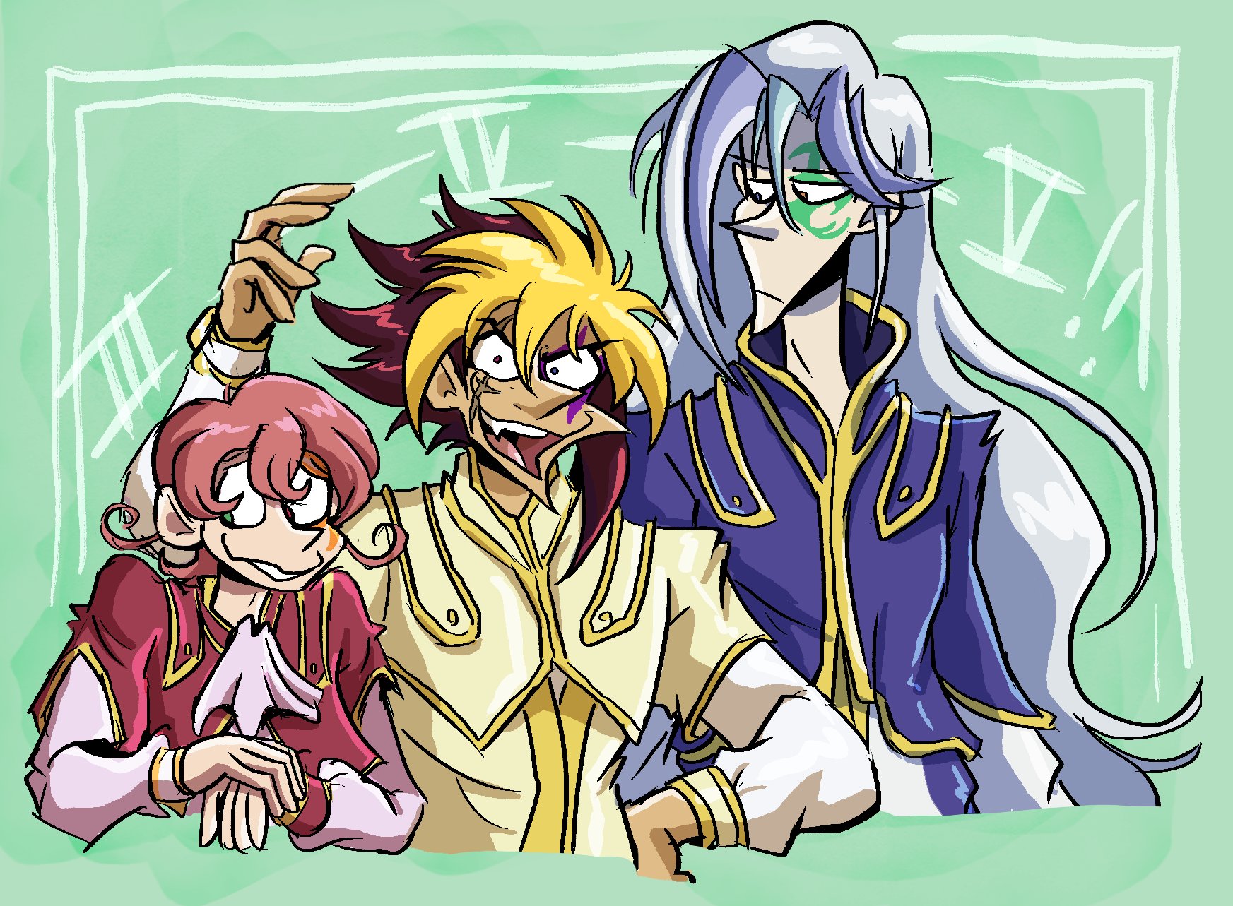 Yugioh Zexal Fan Art Arclight Family Yugioh Zelda