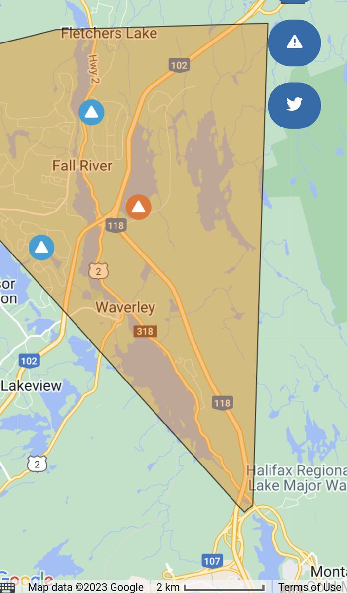 Halifax Fire News on Twitter: "Power outages ramping up at this time:"